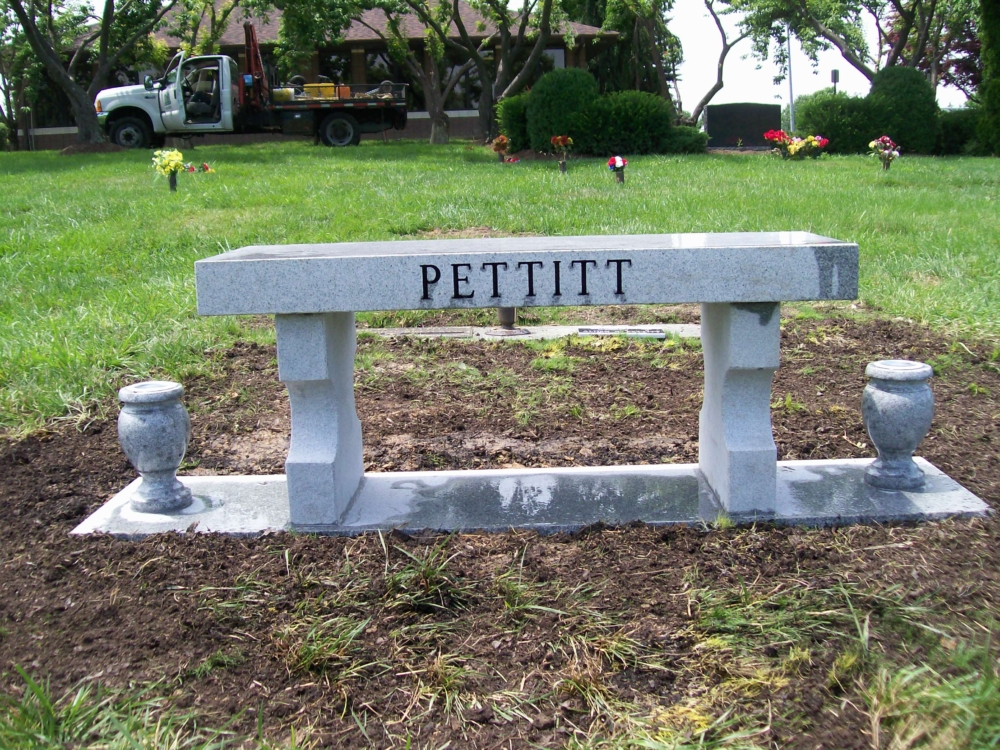 Cemetery Benches - Baltimore, MD | Tegeler Monument Company