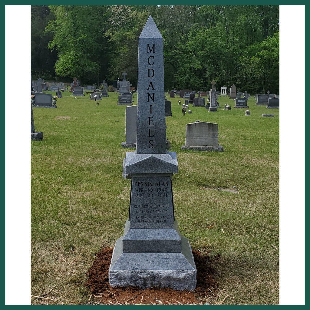 Custom Cemetery Monuments | Tegeler Monument Company | Maryland