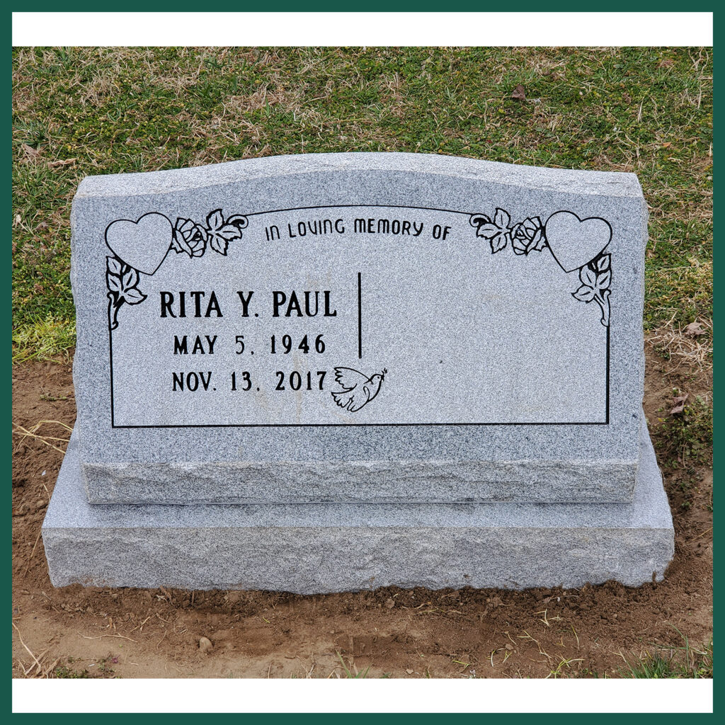 Granite Slant Markers | Tegeler Monument Company